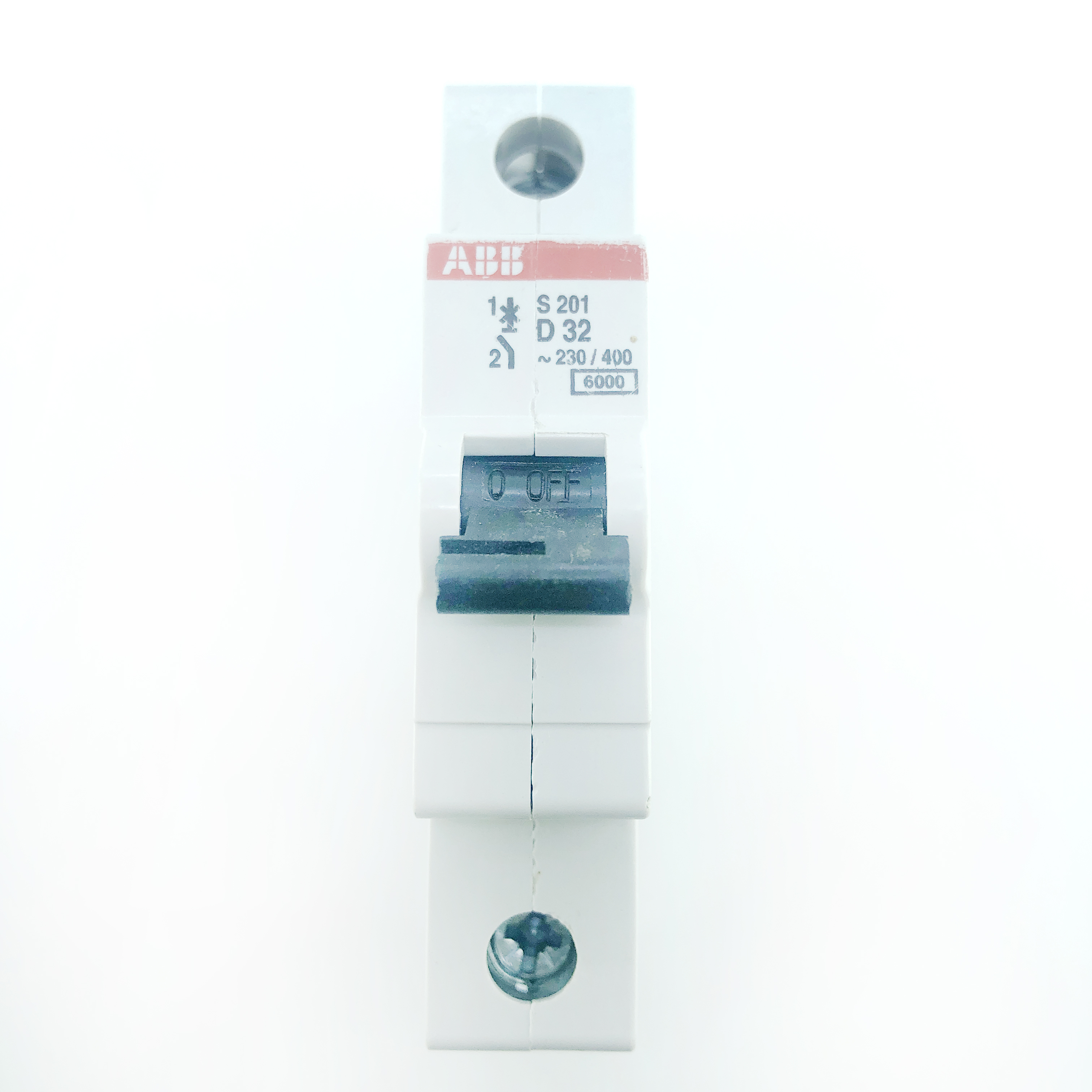 MCB's: ABB S201 D32 32A 32 Amp MCB Circuit Breaker Type D